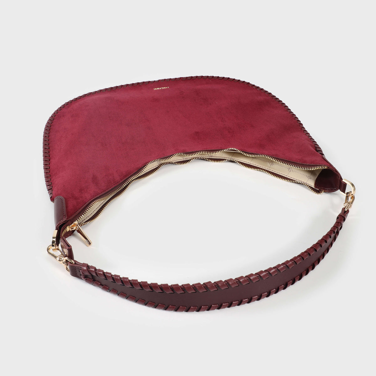 AURORA SHOULDER BAG - BORDEAUX – LABEL ROSE