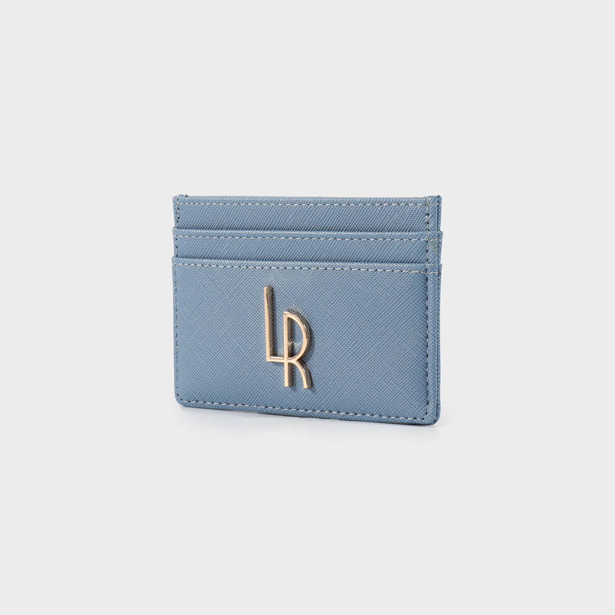MINI BEAUTY saffiano WALLET - AZZURRO – LABEL ROSE
